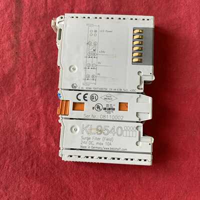 倍福KL9540浪涌过滤器，24VDC，最大10A，德国制--议价商品
