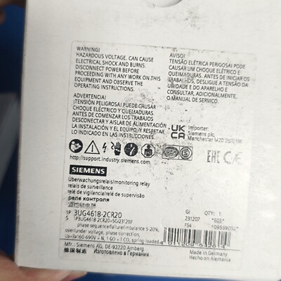 议价继电器3UG46182CR20适用