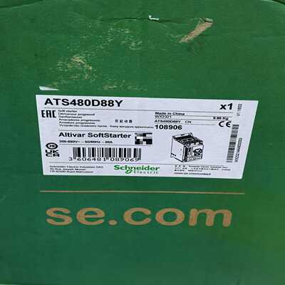 施耐德软启动器ATS480D88Y，全新原装正品，208-6--议价商品