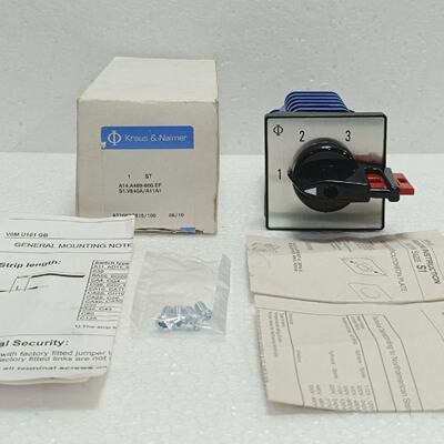 Kraus  Naimer A14.A489600.EF Rotary Cam Switch 16A 600V 10HP