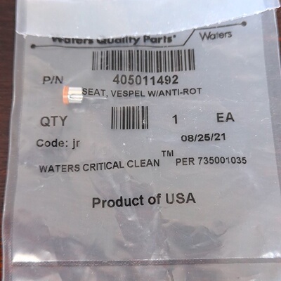 WatersUPLC超高压液相色谱仪用座密封垫全新未拆议价
