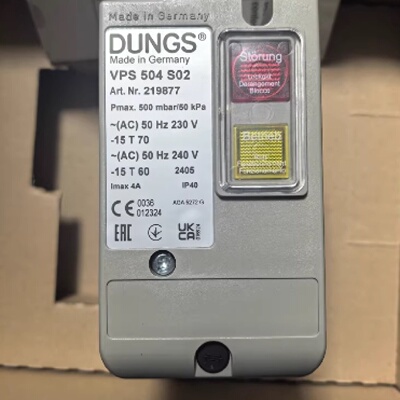 配件DUNGS冬斯VPS504S02VPS504S04检漏装置议价