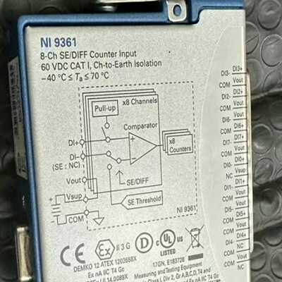 NI9361模块，8通道SE/DIFF计数器输入，原装正品