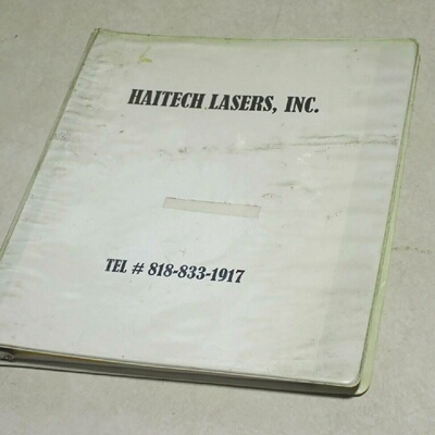 BAASEL LASERTECH HAITECH LASER USER OPERATOR MANUAL