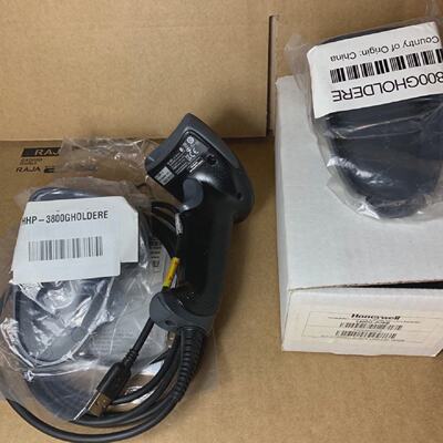 Lot Of 2 HONEYWELL 1300G2USB Barcode Scanners