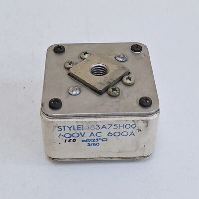 Westinghouse 1683A75H09 Current Limiting Fuse 600 Amp 600Vac