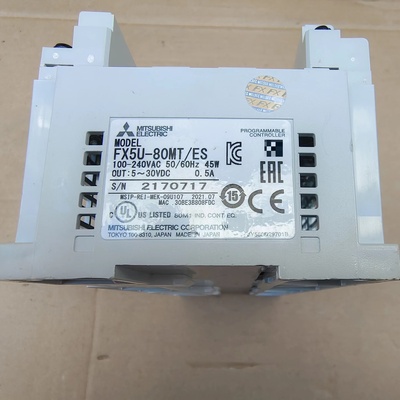 三菱原装FX5U80MTES板子