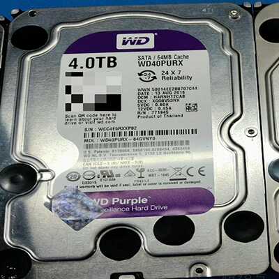 4TB-WD40PURX-64GVNY0-2015年-机械硬--议价商品