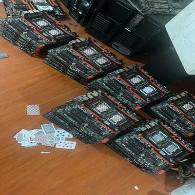 出40张华南X99T8D双路主板支持ddr3内存。原生x9--议价商品