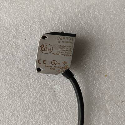 询价~ifm易福门传感器06P301，成色一般，线长约20cm，实