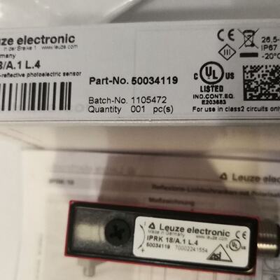 议价IPRK18A.1L.4劳易测LEUZE全新原装PRK184DL.450034119