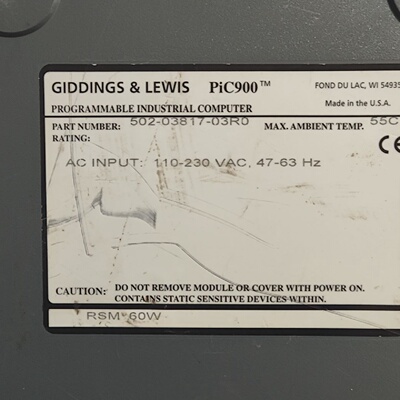 寻GIDDINGS  LEWIS PiC900