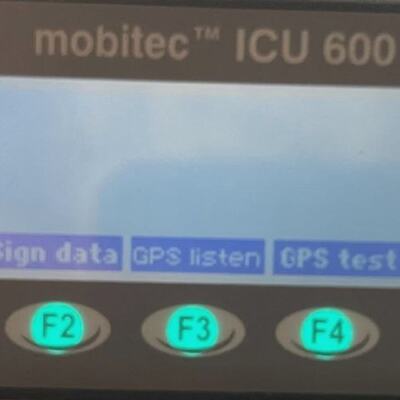 MOBITEC ICU 600 CU331632 ELECTRONIC CONTROL UNITTRIED  TESTE