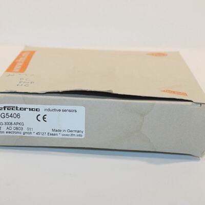 IFM IG5406 Inductive Sensor IG3008APKG NEW