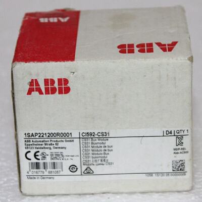 ABB 1SAP221200R0001 CI592CS31 Bus Module 8DI8DO4AI2AO 24VDC0
