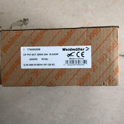 配件魏德米勒平板开关电源7760052058CPPMSNT250W24V10.5ASP议价