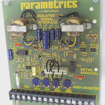PARAMETRIS BARRY WRIGHT ASSY. 600878 ISOLATED SIGNAL INTERFA
