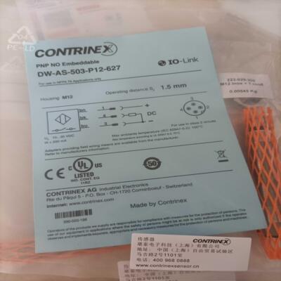 DW-AS-503-P12-627堪泰CONTRINEX传感器全新原装正品现货包邮