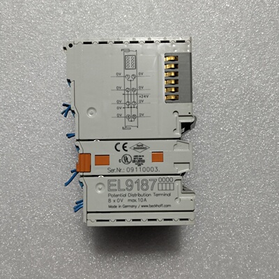 贝克霍夫BECKHOFFEL9187电源分配终端成色九成-询