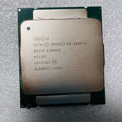 询价-intel至强E52680v312核24线程主频
