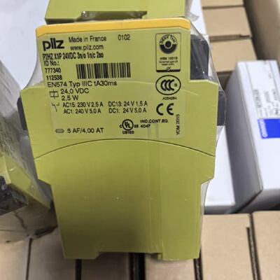 议价pilz皮尔兹安全继电器PNOZ X1P 777340