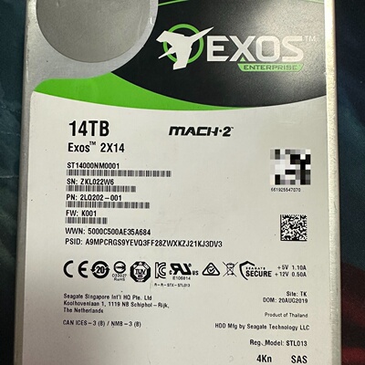 希捷Exos2X1414T14TBSAS-议价