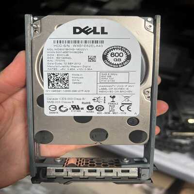 询价Dell/戴尔600GBSAS2.5寸10K6GB