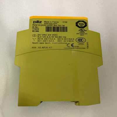 PILZ安全继电器774310PNOZX3皮尔兹，议适用