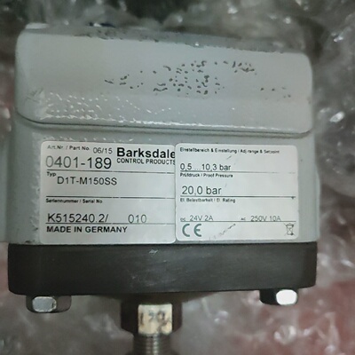寻“”BARKSDALED1TM150SS压力开关