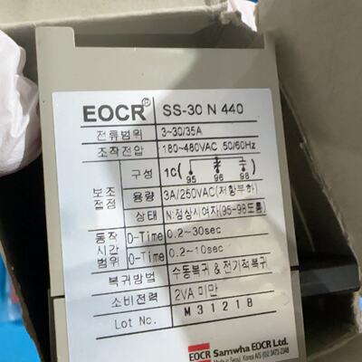 议价韩国三和EOCRSS30N440电机保护器330议价