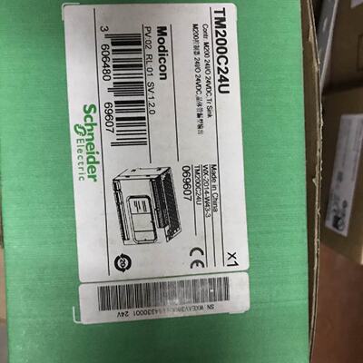 议价施耐德自动一体型可程式设计控制器模块TM200C24U全新现货质