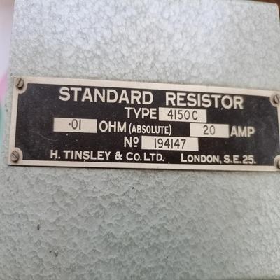 H Tinsley 4150C0.01Ω 20A 英国四十年【卡奥电子】