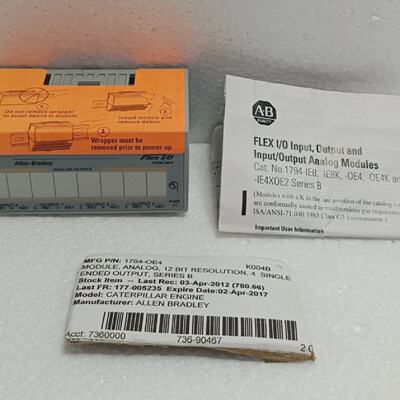 AllenBradley 1794OE4 Ser B Analog Output Module 96219477 New