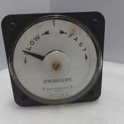 General Electric 50106452AAAA1 Synchroscope RTG120V 60Hz