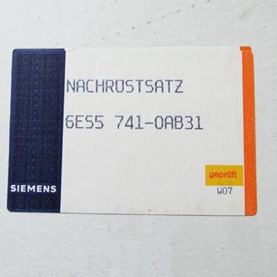 Siemens SIMATIC S5 6ES57410AB31 6ES5 7410AB31 Nachrstsatz un