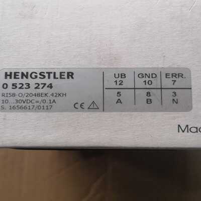 (询价)HENGSTLER编码器RI58-0/2048EK.42KH