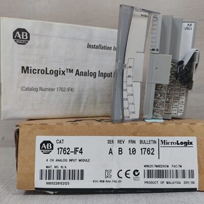 AllenBradley 1762IF4 Ser A Rev B 4 CH MicroLogix Analog Inpu