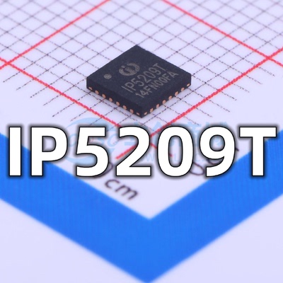 全新原装IP5209T封装QFN-24电池管理芯片移动电源SOC现货供应