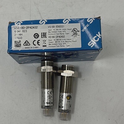 SICK VSE1802P42432  SENSORS VS1302DO2331 AND VE1802D02331 NE