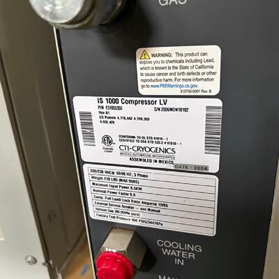 CTI-CRYOGECS IS-1000低温泵压缩机议价