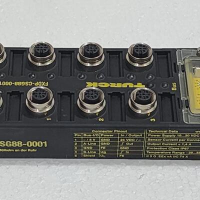 Estacin De Entrada  Salida PROFIBUSDP TURCK 6825405 FXDPCSG8