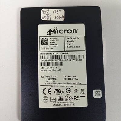 询-Micron美光5100PRO480GBSATA6