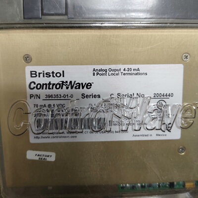 Bristol Controlwave  39635301拍前询价