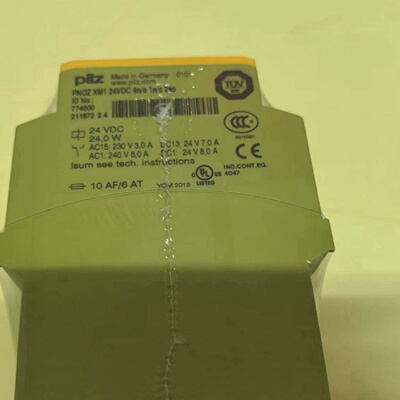 皮尔兹安全继电器PilzxM1订货号774600全新原议价