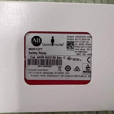 议价ab罗克韦尔安全继电器MSR127T 440R-N23126，127TP 440R-N231