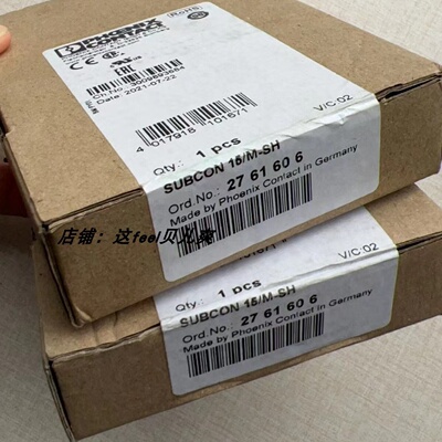 配件2761606菲尼克斯DSUB总线连接器SUBCON15MSH议价