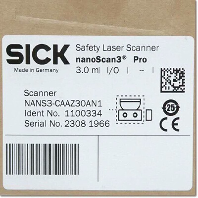 寻“”SICK西克nanoScan3Pro安全激光扫描仪型号N