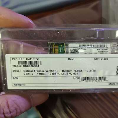 询价02310pvu全新华为10g80km1550nm一