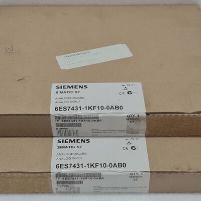 西门子S7400SM4316ES74311KF100AB0模拟输入6ES74311KF100AB0V.7