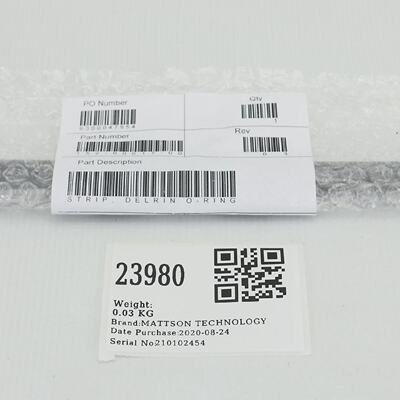 23980 MATTSON TECHNOLOGY STRIP DELRIN ORING HOLDER NEW 15200